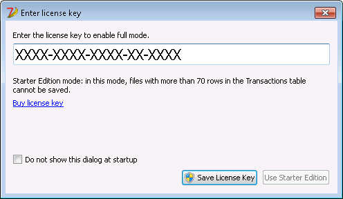 License key | Banana Accounting Software 7