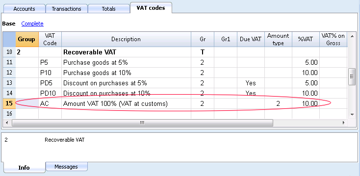 Entering VAT at customs for import | Banana Accounting Software